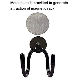 Magnetic Sink Caddy Hook Dish Cloth Towel Bar Dish Towel Holder Dish Drying Rack Towel Hook Hanger Great for Refrigerator, Kitchen Sink, Stove, Dishwasher. - Adjustable metal - Black