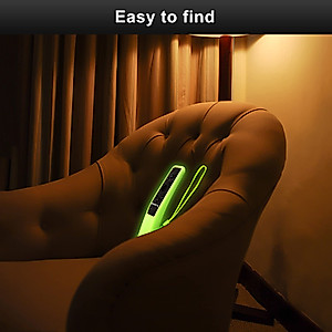 【2 Pack】 Silicone Protective Case for Samsung TV Remote Glow in The Dark, Remote Cover for Samsung Smart TV Remote BN59 Series, for BN59-01266A/BN59-1312A/BN59-01260A(Luminous Green + Blue)