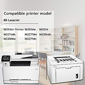 Black 32A | CF232A 2-Pack Drum Unit Toner Cartridge Compatible for HP Printer M203dn M203dw M203d M227sdn M227fdw M230sdn M230fdw M227fdn Drum Cartridge,Sold by AcToner.