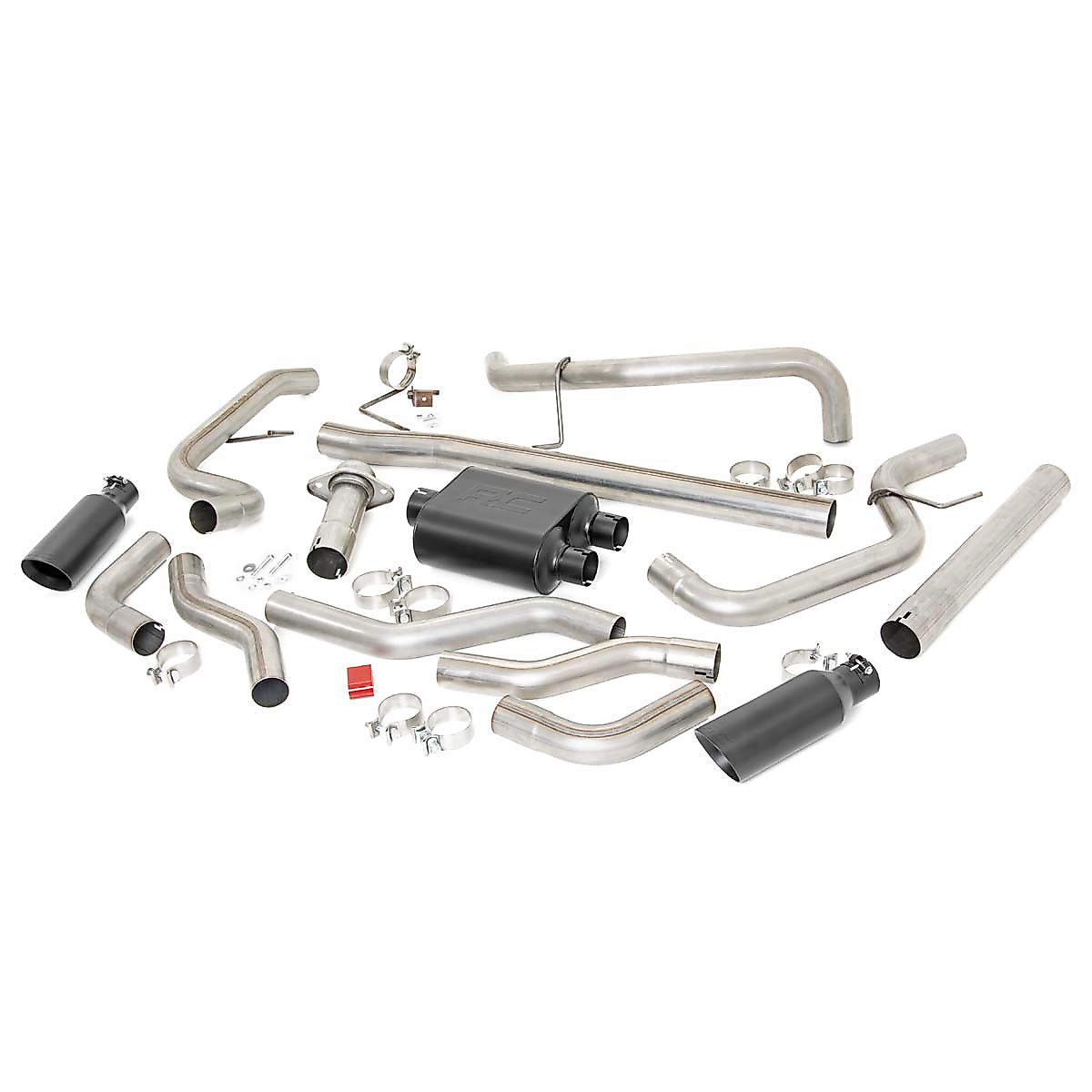 Rough Country Dual Cat-Back Exhaust for 2009-2014 F-150 2WD/4WD | V8-96010