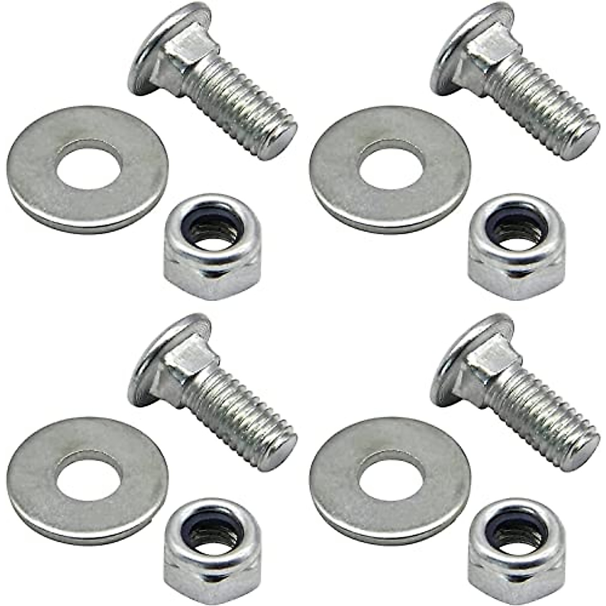 Gpartsden 784-5580 Slide Shoes Replacement for MTD Snow Thrower Cub Cadet Yardman 784-5580-0637 Snow Blower 2 Pack (Skia Black)