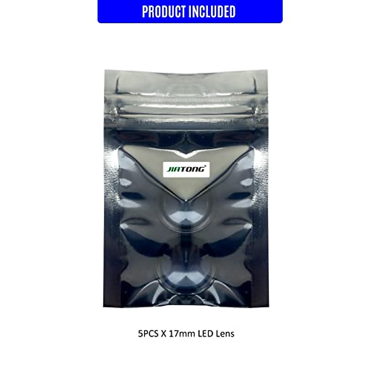 5PCS X 17MM Glass Lens Thickness 7.8MM Flat Convex Lens 17MM x H7.8MM x F9MM Optical Glass Convex Lens 17mm Lens for LED JIATONG