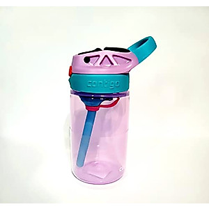 Contigo Kids Water Bottle, 14 oz with Autospout Technology – Spill Proof, Easy-Clean Lid Design – Ages 3 Plus, Top Rack Dishwasher Safe – Grape Sorbet