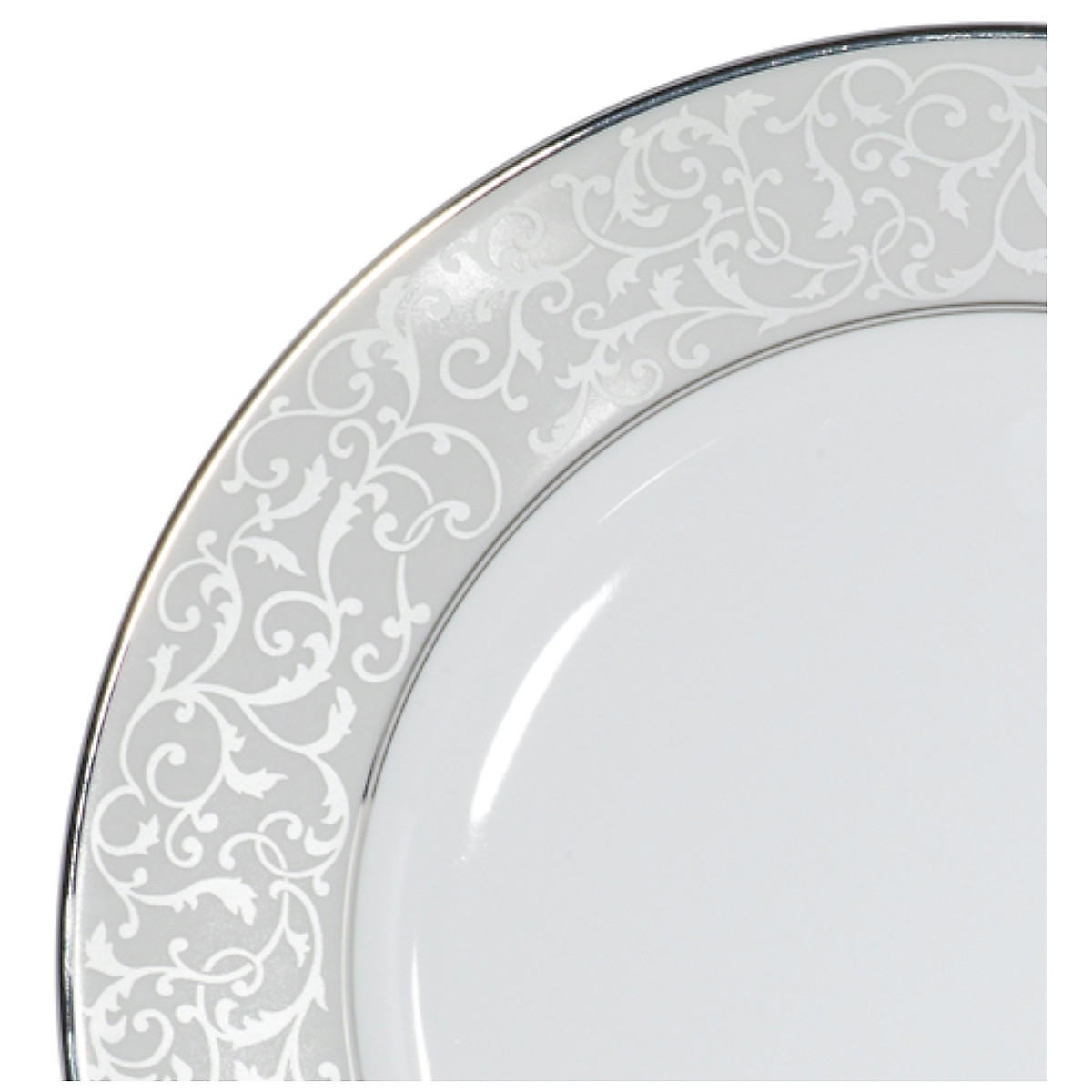 Mikasa Parchment Rim Soup Bowl, 12-Ounce, White