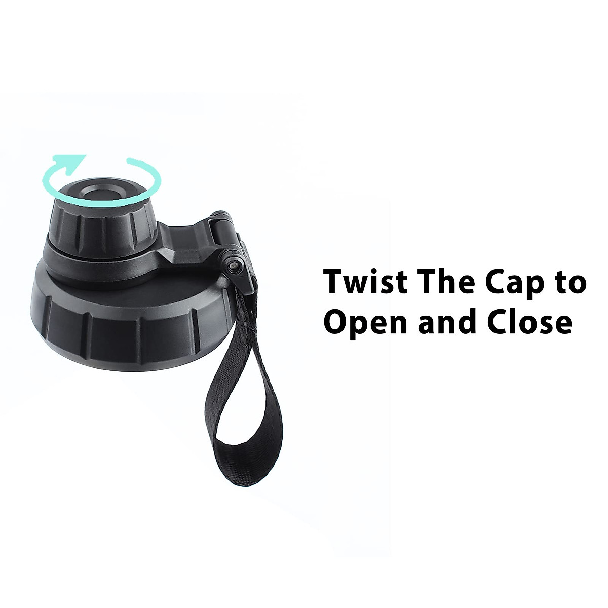 WishDirect Wide Mouth Lid for Hydro Flask, Simple Modern, Takeya, Iron Flask, BUZIO Wide Mouth Water Bottles - 2 Pack