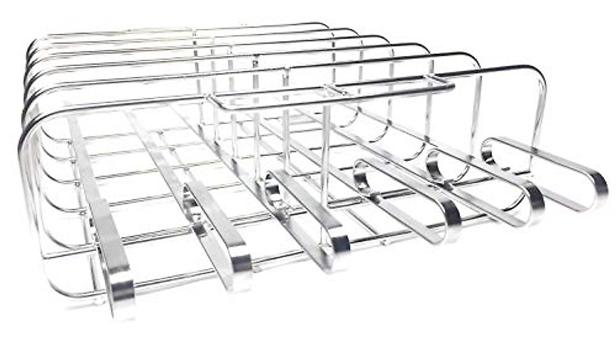 Cataumet BBQ Kabob Holder & Rib Rack - Stainless Steel