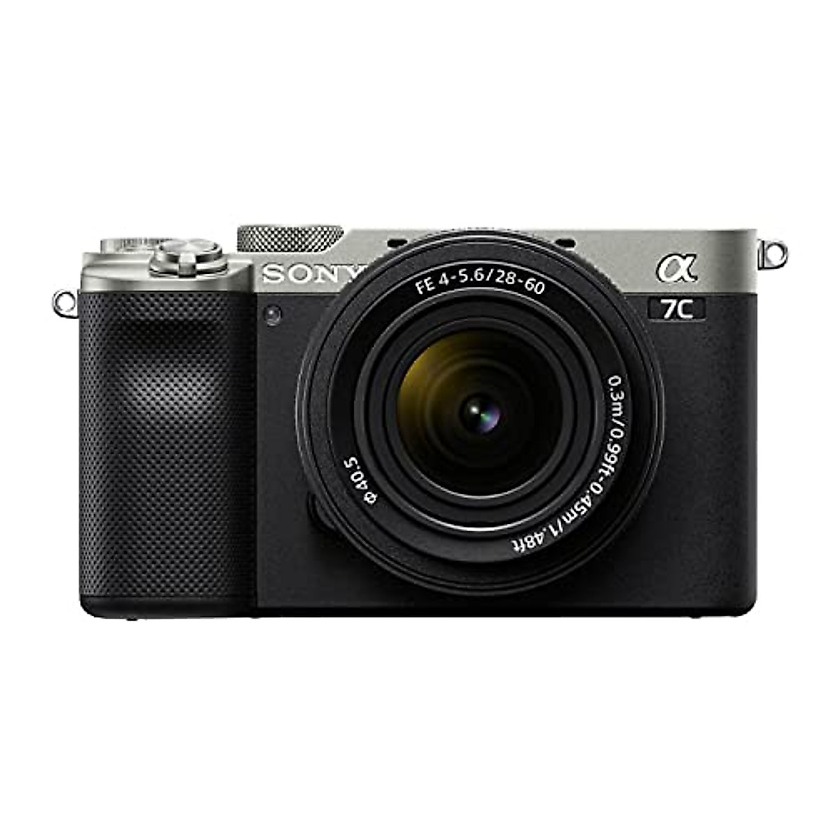 Sony Alpha a7C Full-Frame Compact Mirrorless Camera with FE 28-60mm Lens (Silver) Essentials Bundle (5 Items)