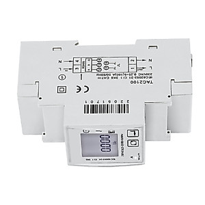 BBAUER SDM Modbus 230V Multifunction Energy Meter Single-Phase One Pulse Output with RS485 K W VA A V KWH 45-65Hz 1Pcs