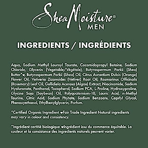 SHEA MOISTURE Men's Shea Refreshing Shampoo, 15 FZ