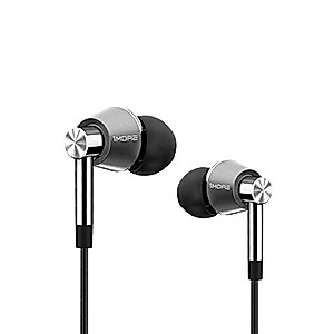1MORE Wireless Earbuds Triple Driver Bluetooth Neckband Earphones with Hi-Res LDAC Wireless Sound Quality,Fast Charging,7-Hour Playtime,Environmental Noise Isolation (Renewed)