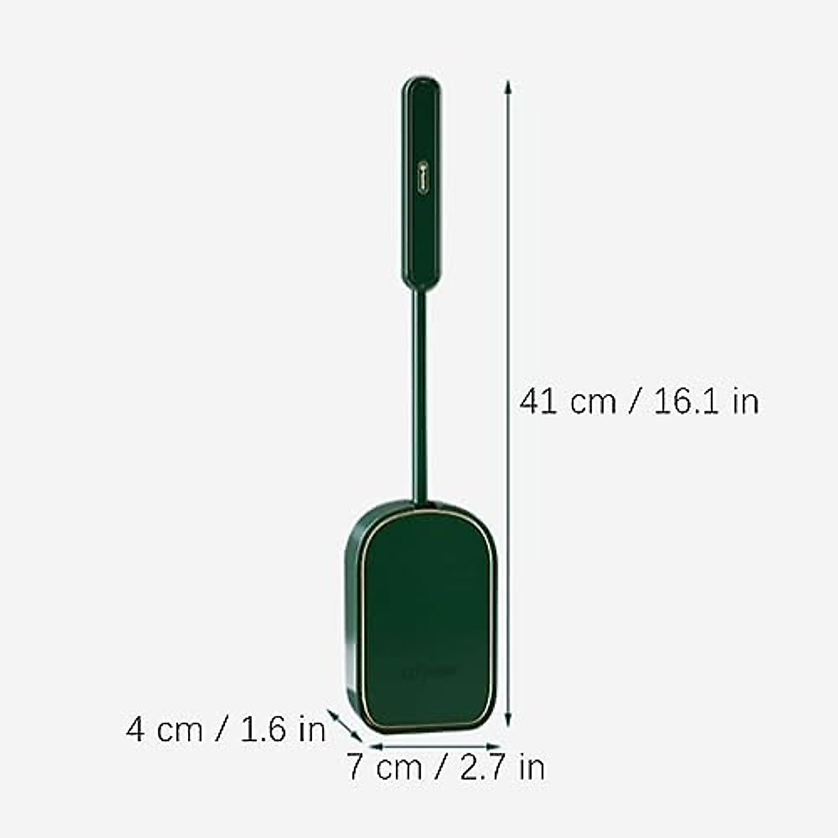 SAAKO Toilet Brush Silicone Toilet Bowl Brush and Holder with Plastic Handle Brush Toilet Cleaner Bathroom Cleaning Supplies