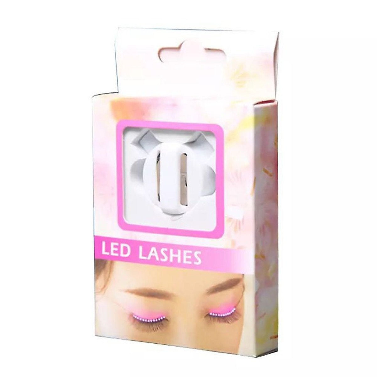 Yeyo LED Eyelashes Waterproof LED Light Eyelash Shining Eyeliner Charming Unique Eyelid Tape for Party Bar Nightclub Concerts Gift Halloween Day (Blue)