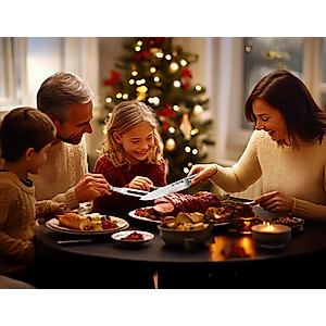 WIZEKA Turkey Carving Knife Set 2-Piece, 8-inch Carving Knife and Fork Set, Ultra-Sharp German Stainless Steel Kitchen Knife for Meat, BBQ, Carving Set with Gift Box for Thanksgiving, Jaguar Series