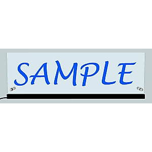 ValleyDesignsND Recording Home Music Room Studio Court with Mic Ceiling, Desk, or Flat to The Wall Mount Acrylic Lighted Edge Lit Sign 11-21" 15-30 Led 9 Foot Cord 11123 Made in The USA