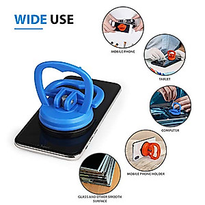 GANGZHIBAO 4pcs Heavy Duty Suction Cups- Dent Puller Suction Cup Repair Tool for iMac,Computer，MacBook，iPhone,LCD Screen Remove Opening Tool for Dent Puller Remover for Car Dent Repair