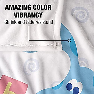 Blues Clues Blanket, 36"x58" Blue's Clues Blocks Silky Touch Super Soft Throw Blanket