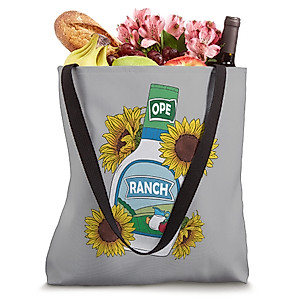 Funny Ranch Dressing Lover Ranch Gifts Foodie Salad Saucey Tote Bag