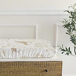 Crane Baby Stretchy Changing Pad Cover, Breathable Changing Pad Cover for Boys and Girls, Safari Animal, 16”w x 32”h