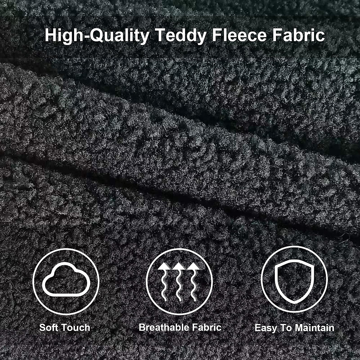 Recaceik Giant Beanbag Chair, Huge Fluffy Faux Fur Bean Bag Lazy Sofa with Filler, Ultra Soft Bean Bag Chair for Adults, Comfy Cozy Beanbag Chair with Memory Foam for Living Room, Dorm(Black)