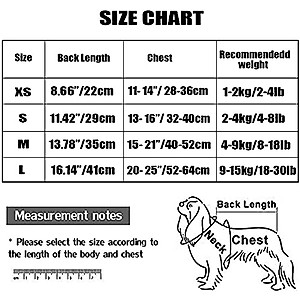 L1HMPET Dog Surgery Recovery Suit Puppy Medical Vest, Dog Surgical Suit,After Surgery Wear, Home Indoor Pets Clothing (L)