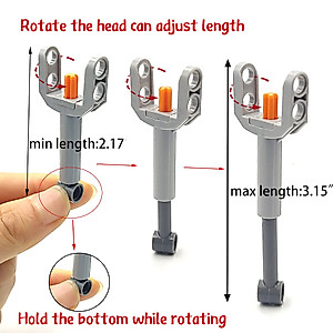 DSPITWOD MOC Technical Wheels Connectors Rack Gear Car Building Brick Accessories Pieces Sets STEM Learning Kits Engineering Toy Gift for Kids …
