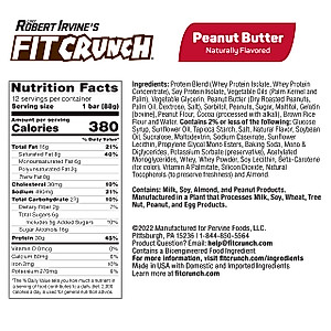 FITCRUNCH Full Size Protein Bars, Designed by Robert Irvine, 6-Layer Baked Bar, 6g of Sugar, Gluten Free & Soft Cake Core (Variety Pack)