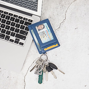 Nersunda Small RFID Blocking Minimalist Credit Card Holder Pocket Slim Wallets for Men Women