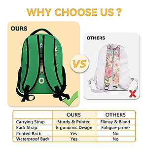 CUNEXTTIME Custom Frog Backpack with Lunch Box And Pencil Case, Set of 3 Cute Bookbag for Girls Boys, Lightweight Large Capacity School Bag