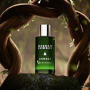Herban Cowboy Forest Men's Cologne with Hints of Cedar, Mandarin, and Black Pepper (1.7 fl oz)