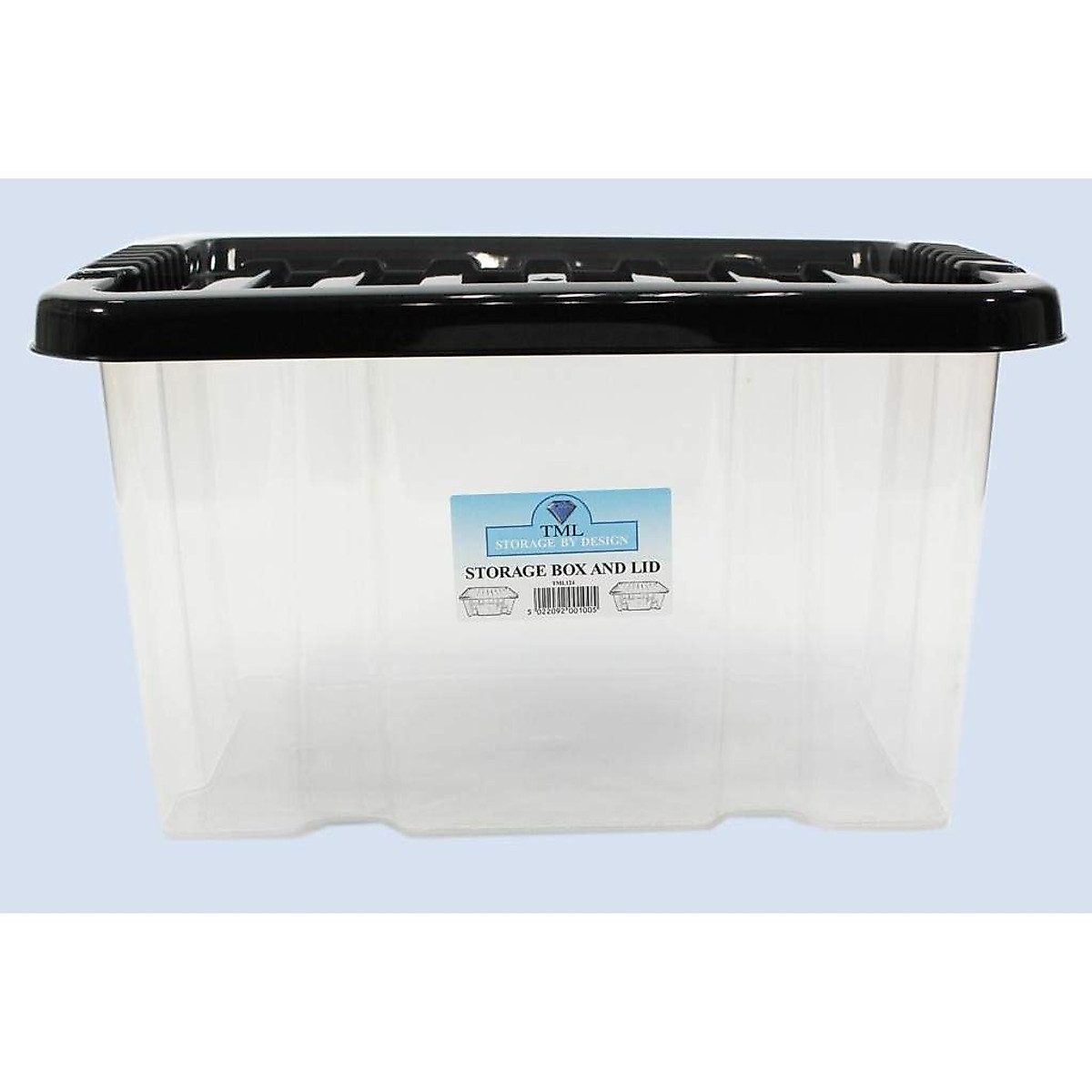 TML Storage Box & Lid (16 x 12 x 9in) (Clear)