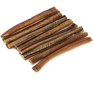 Wild Wolf 6-inch Angus Bully Sticks (8 Ounces) Healthy, All-Natural, Long-Lasting Dog Chew Bones - Natural Scent Dogs Love - Mixed Thickness