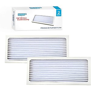 HQRP 2-Pack Filter Compatible with Hamilton Beach 04383 04384 04385 04386 TrueAir Compact Pet, 990051000 Replacement