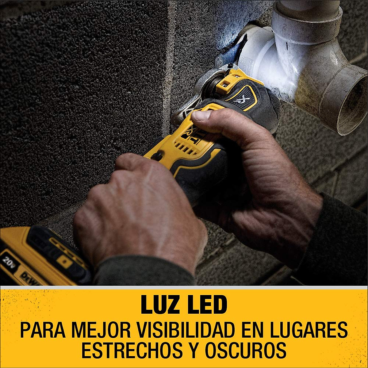 DEWALT 20V Max XR Oscillating Multi-Tool Bundle with Blades (DCS356B + DWA4215)