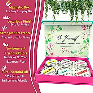 Love Insignia Shower Steamers Aromatherapy-Luxury Gift Set of 6 XXL Organic Shower Bombs for Women with Pure Essential Oil. Stress Relief, Relaxation, and Self Care Mothers Day Birthday Gifts