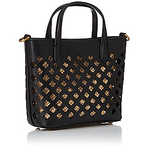 GUESS Womens Aqua Mini Tote Crossbody, Black, One Size US