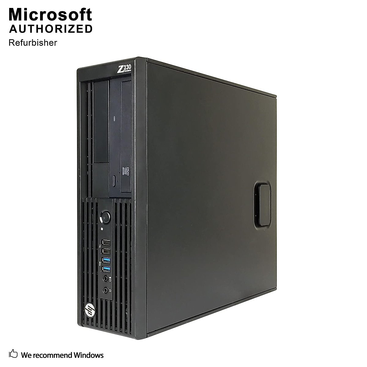 HP Z230 SFF Desktop Computer PC, Intel Quad Core i7-4790 up to 4.0GHz, 32G DDR3, 1T SSD, WiFi, BT, 4K Support, DP, Windows 10 Pro 64 Bit-Multi-Language Supports English/Spanish/French(Renewed)