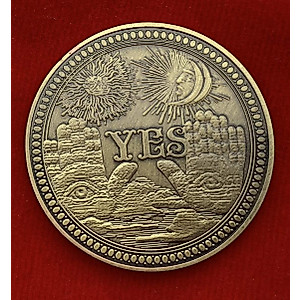 Yes No Challenge Coin Decision Maker Commemorative Coins Collection