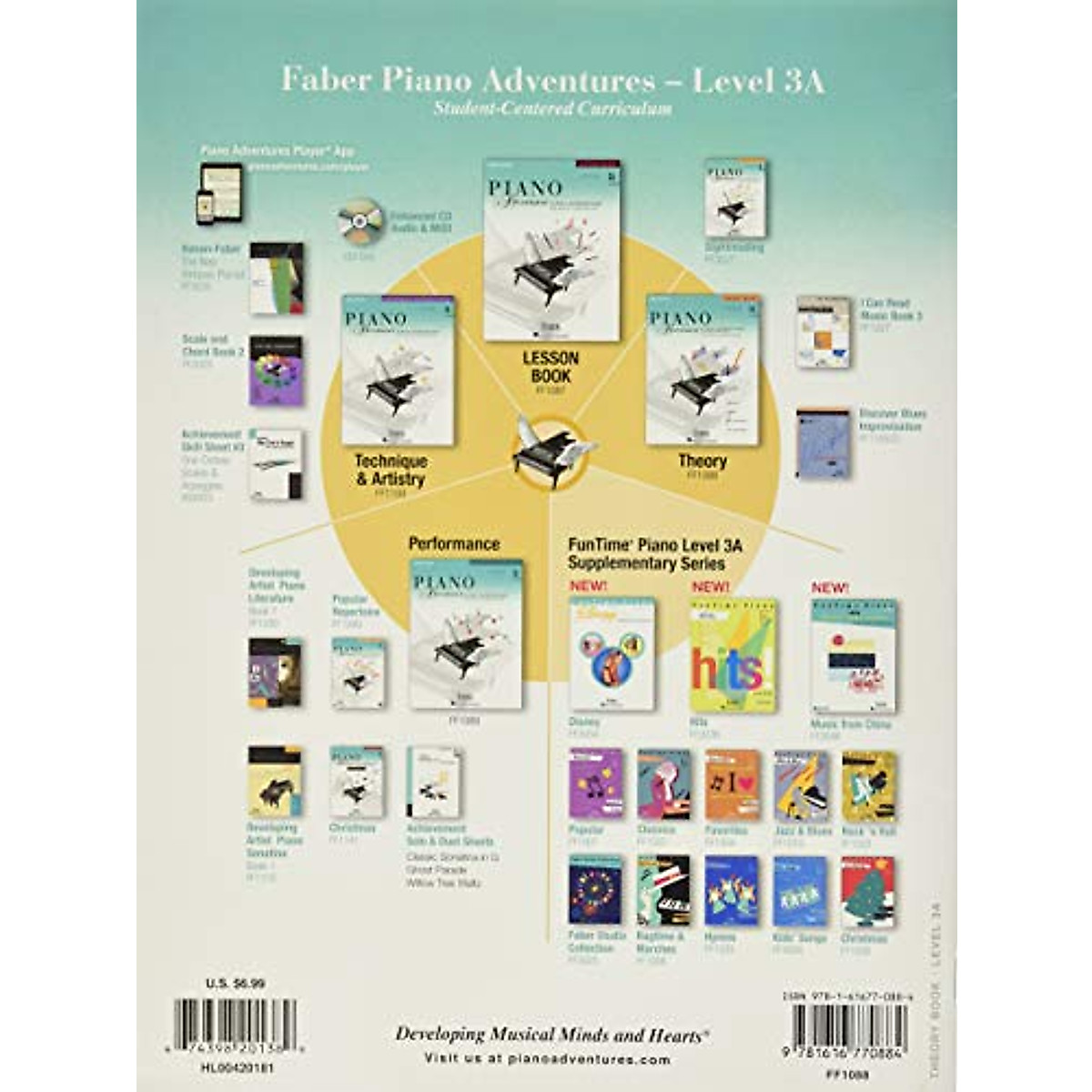 Piano Adventures - Theory Book - Level 3A