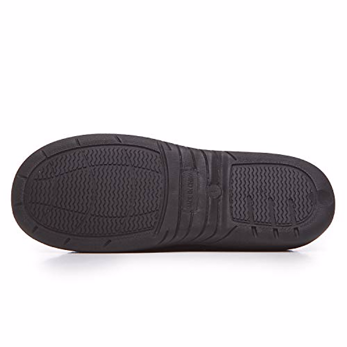 Skysole Boys’ Clog Slippers, Water Repellant Micro Suede, Cozy and Comfortable Indoor Slip-Ons, Black, Size 6