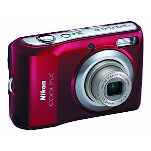 Nikon Coolpix L20 10MP Digital Camera with 3.6 Optical Zoom and 3 inch LCD, (Deep Red)