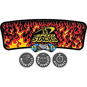 Speed Stacks | G5 Black Flame StackMat (Timer and Mat) | Accuracy to 0.001 Seconds, Batteries Included | Endorsed by Sport Stacking and Cubing associations