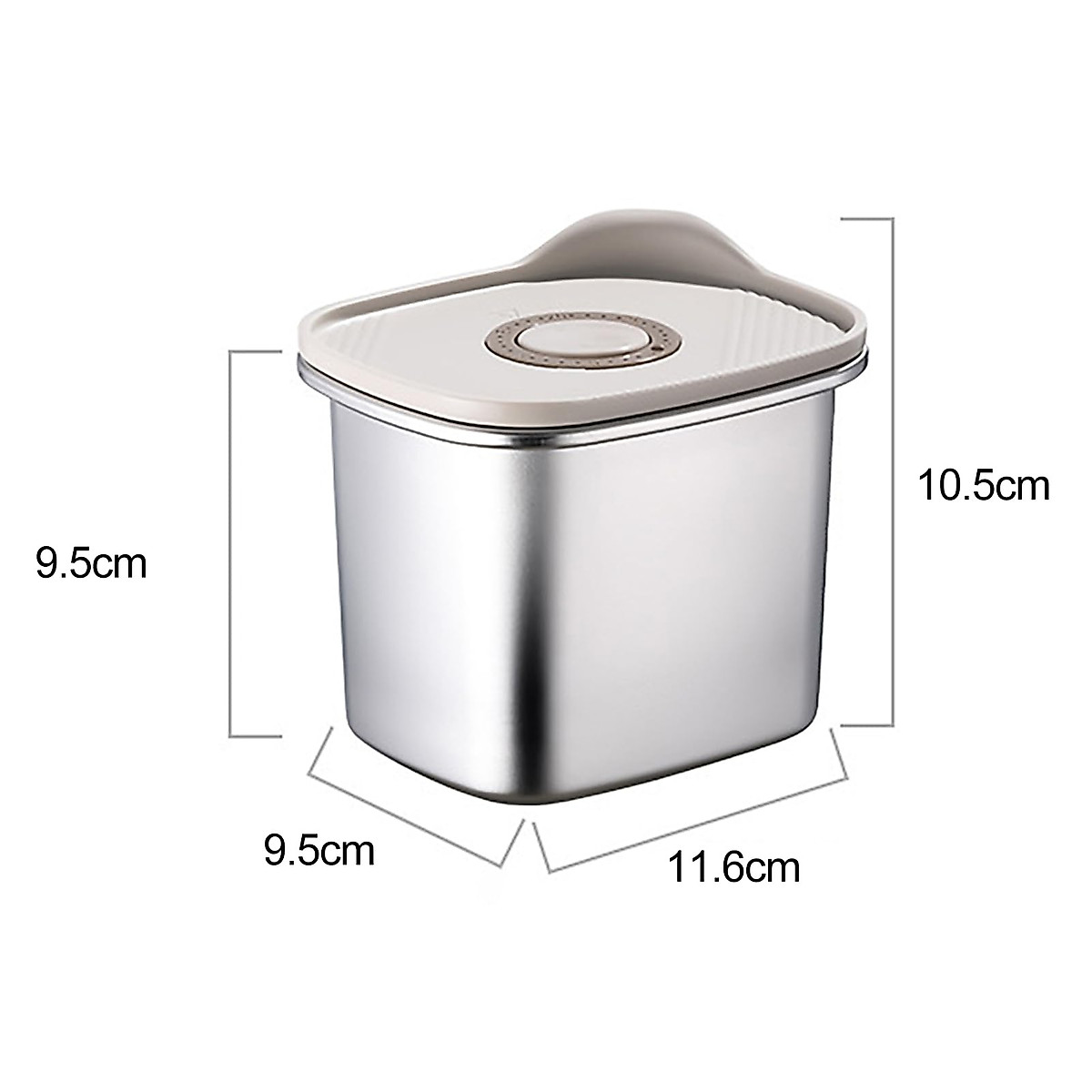 Tacarlha Stainless Steel Food Storage Containers with Airtight Lids Set, Leakproof Meal Prep Containers, Airtight Kimchi Containers Reusable, Stackable/Oven/Dishwsher/Freezer Safe 600ML