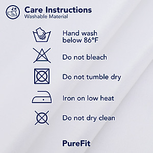 PureFit Outdoor Curtains for Patio Waterproof Weatherproof, UV and Fade Resistant Outside Curtains for Gazebo, Front Porch, Pergola, Sun Blocking Privacy Curtain, 100W x 120L inch, 1 Panel, White