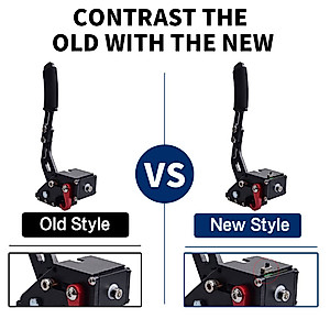 CNRAQR PC/PS4/PS5 Racing Game USB Handbrake 16Bit SIM for Racing Games, Compatible with G29 Simulate Linear Handbrake Realize Switch Control（With Fixing Clip and Plate