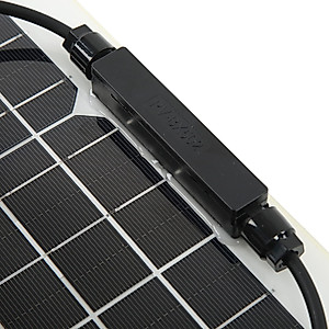 Solar Car Battery Charger Monocrystalline Silicon Charge Controller Kit for Automobile Houseboat Car RV Boat Marine Trailer,30W 18V Solar Panel Charger Voltage Controller Kit, Solar Car Battery