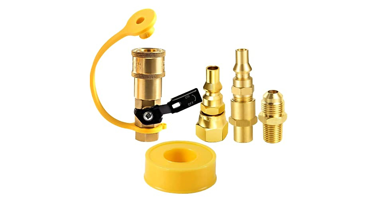 MOFLAME Propane Quick Connect Adapter for Weber Grills