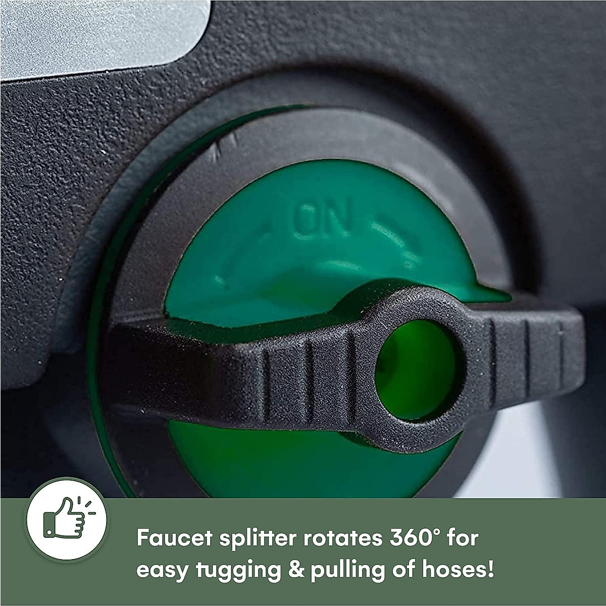 Garden Hose Splitter, Heavy Duty, Water Hose Manifold, 4 Way Hose Connector, Spigot Splitter, Faucet Divider Outdoor - Classic