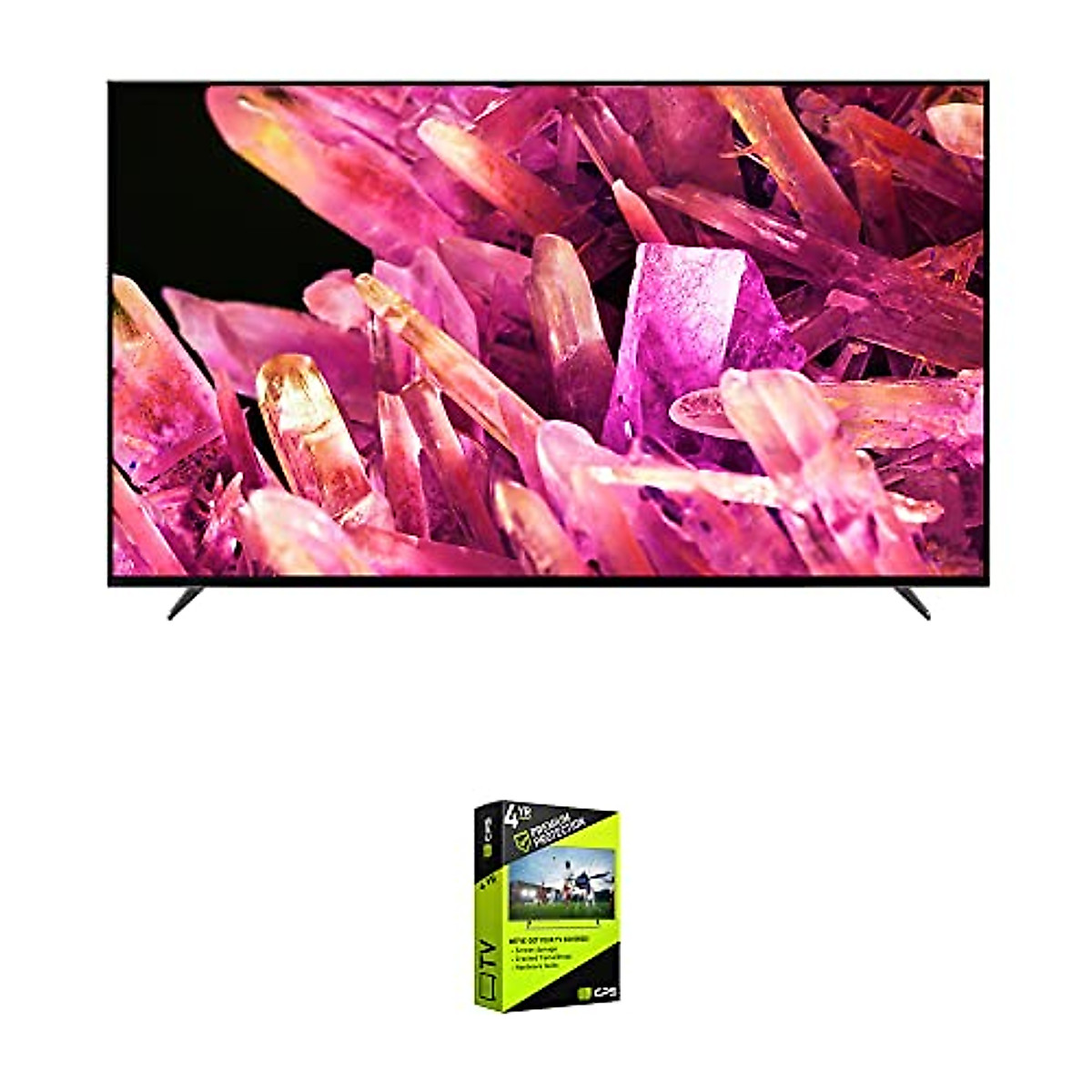 Sony XR75X90K Bravia XR 75" X90K 4K HDR Full Array LED Smart TV (2022 Model) Bundle with Premium 4 YR CPS Enhanced Protection Pack
