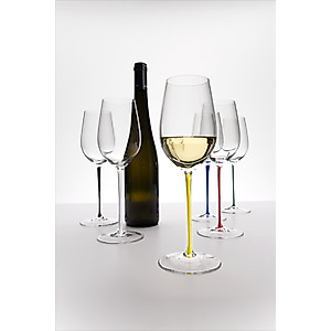 Riedel Fatto A Mano Riesling/Zinfandel Wine Glass, Blue