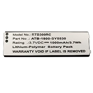 FITHOOD ATB-1800-SY5530 Battery Replacement for RTI T2X RTI T2i RTI T3X ATB-900-SY5531